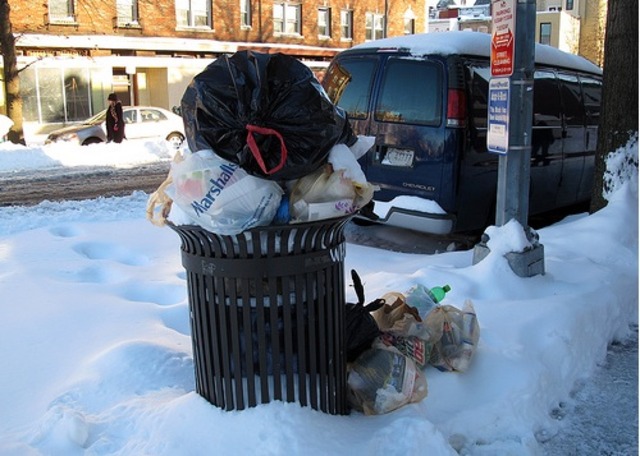 Snow to Impact Trash & Recycling Collection | DCist