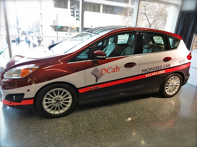 D.C. Unveils Four Color Schemes for Taxicabs | DCist