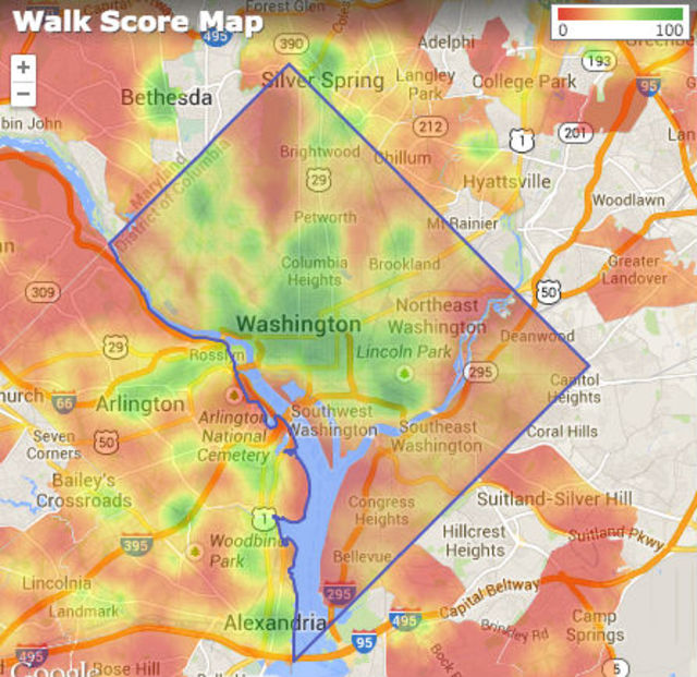 D.C. Is Still The Seventh Most Walkable City In America | DCist