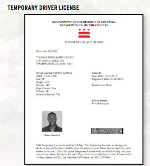 D C DMV Can t Force Businesses To Take Your Temporary License DCist