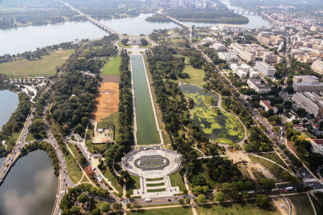 Photos: A Helicopter View Of The National Mall Portrait | DCist