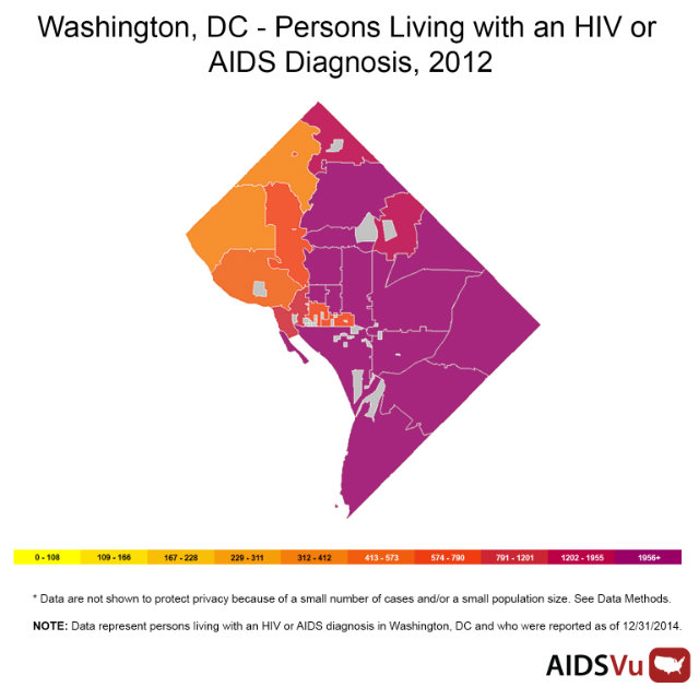 Interactive Map Breaks Down HIV AIDS Rates In The District By Ward Zip