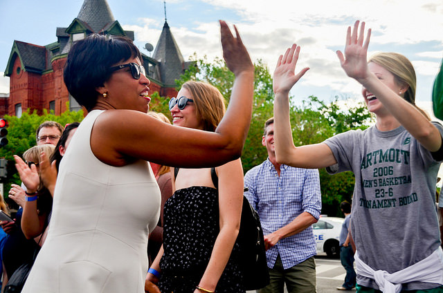 Mayor Bowser Digs Up Promises On Scissors And Shovels Day | DCist