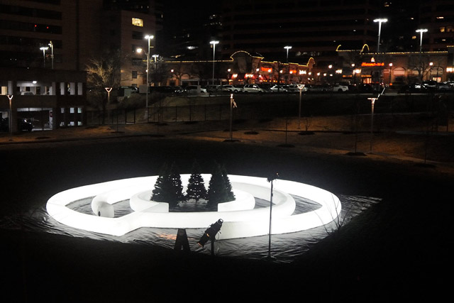 Muralist Kelly Towles Turns Meditative For A Silver Spring Light ...