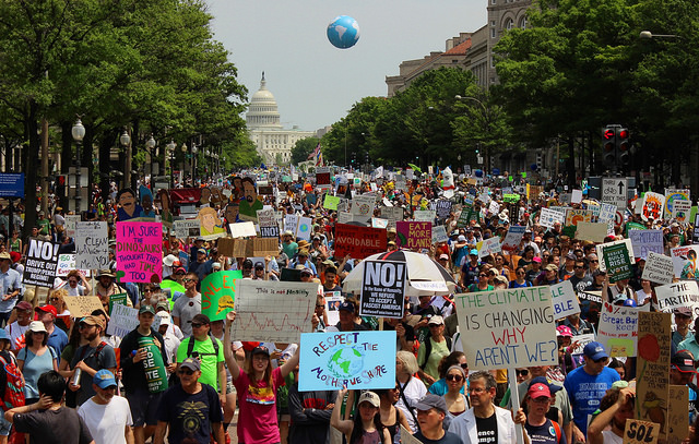 Photos: Scenes And Signs From The Climate Change Rally | DCist