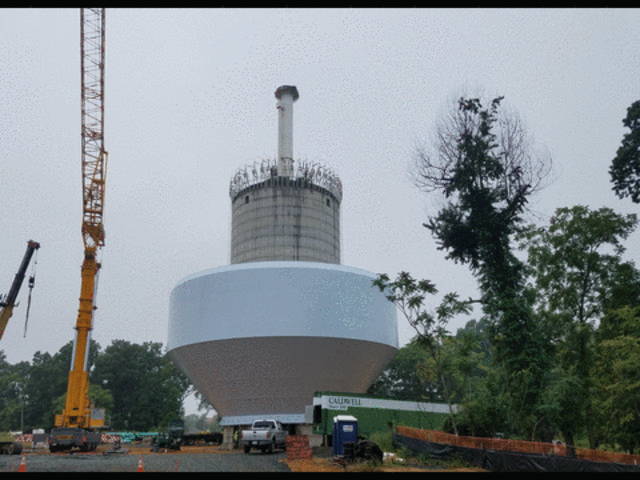 Photos: D.C.'s First Water Tank In Seven Decades Rises In Southeast | DCist
