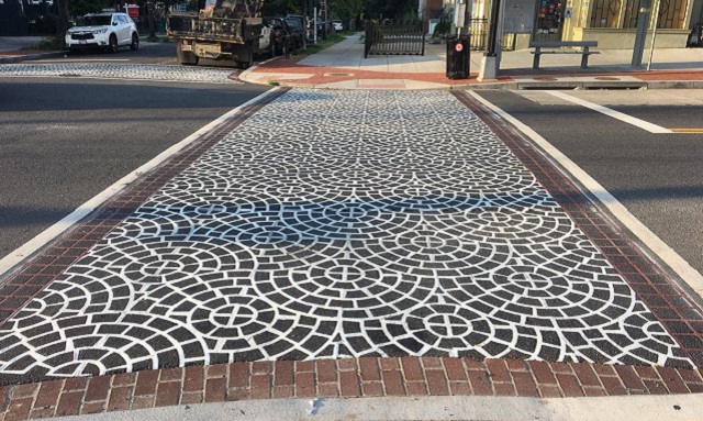 Here's How Those Intricate Crosswalks In D.C. Are Made | DCist