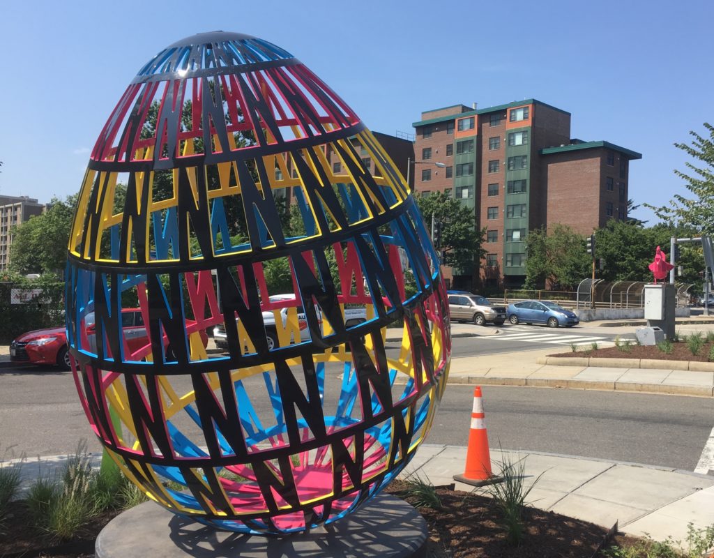 The Story Behind The New Chicken And Egg Sculpture In NoMa | DCist