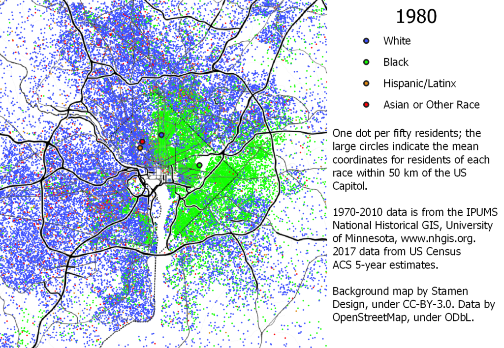 This GIF Shows How The D.C. Area's Demographics Have Changed Since 1970 ...