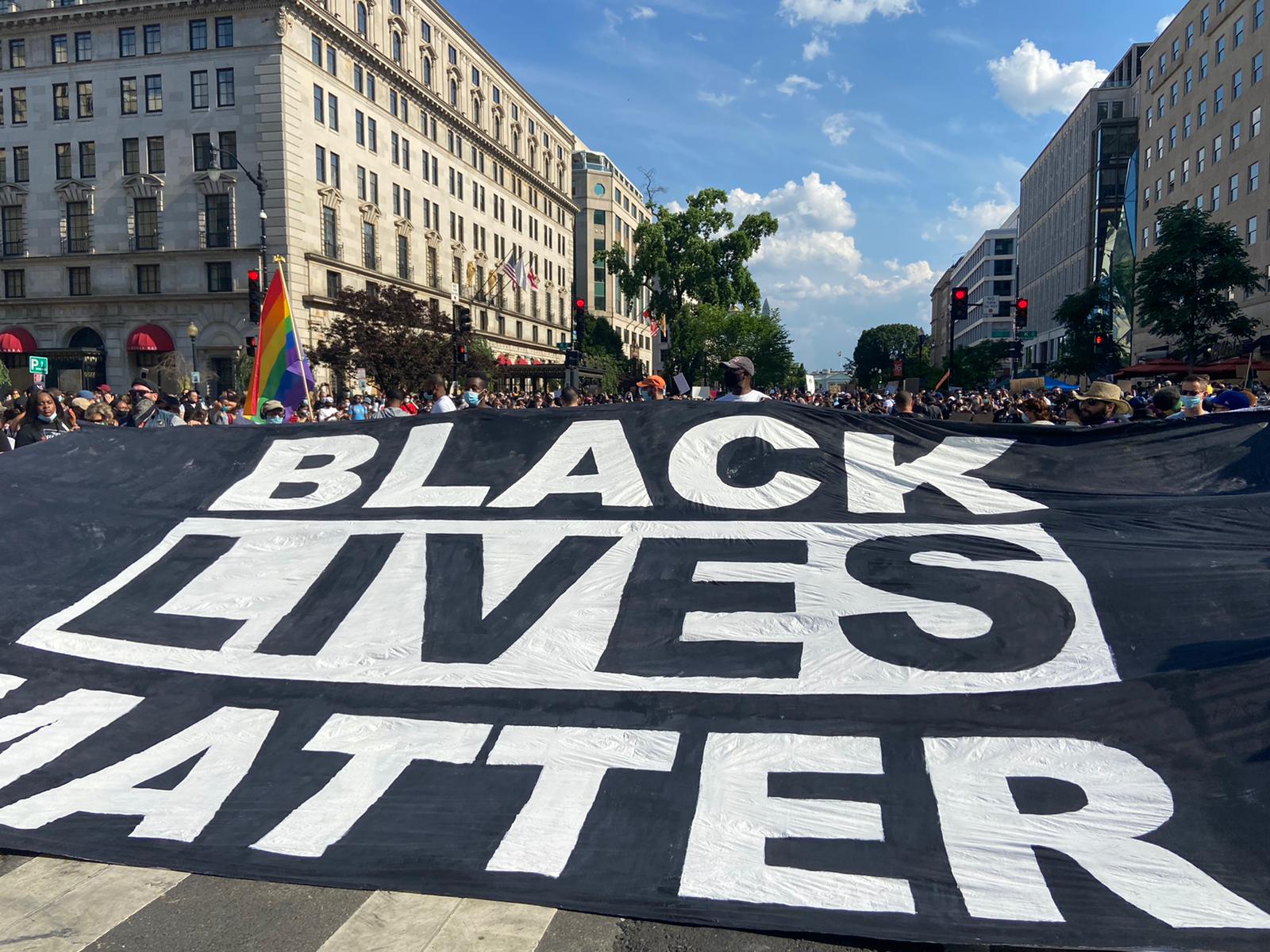 Church, Civil Rights Group Suing Proud Boys Over Theft Of BLM Signs