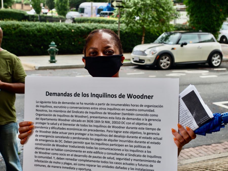 Woodner Residents March To Cancel Rent During Pandemic | DCist