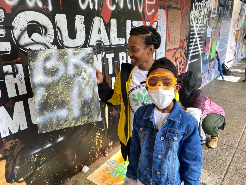 Protest Artists Come Out On A Rainy Sunday To 'Reclaim' H Street Art ...