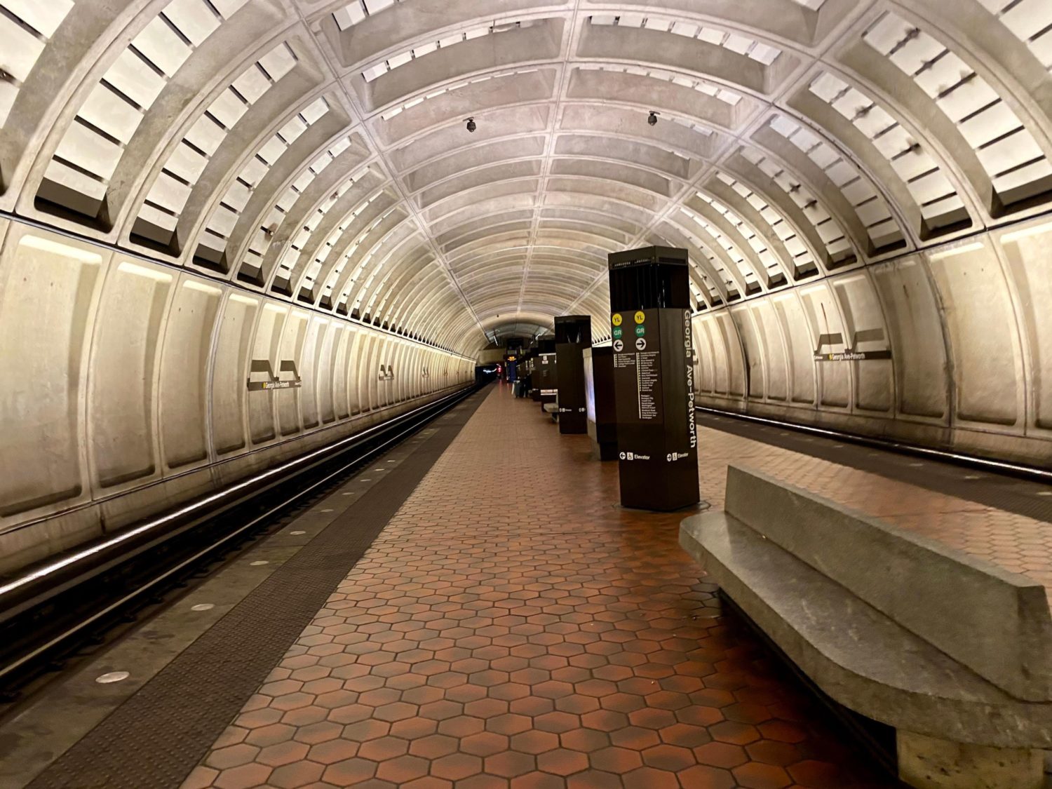 Subway Train Station Outside