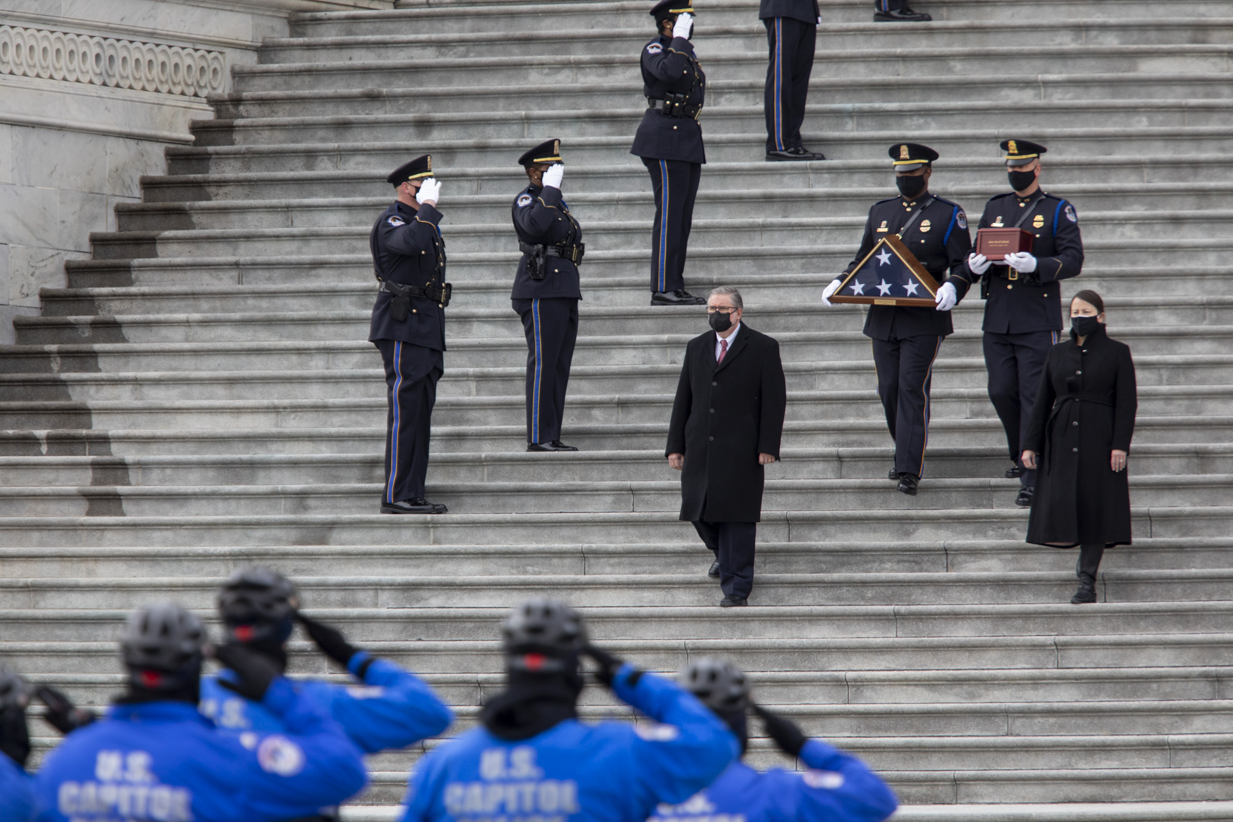 Brian Sicknick, Police Officer Slain During Insurrection, Honored At ...