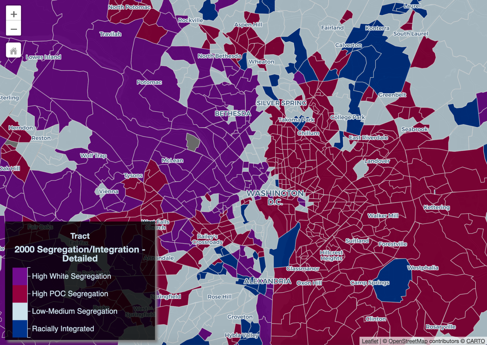 The D.C. Region Has Become More Diverse — But Also More Segregated ...
