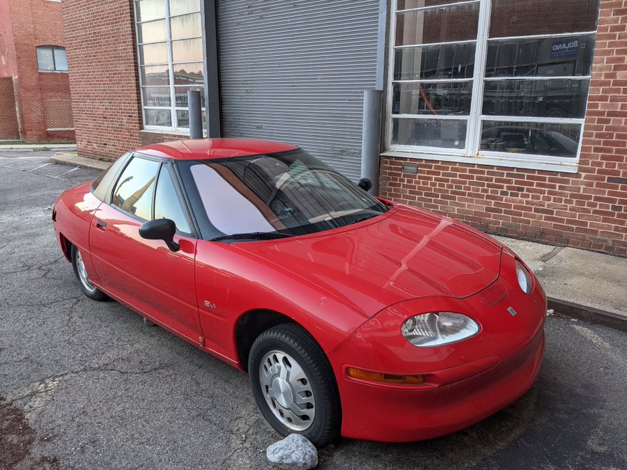 A Rare Electric Car Is Just Sitting In A Howard University Parking Lot ...