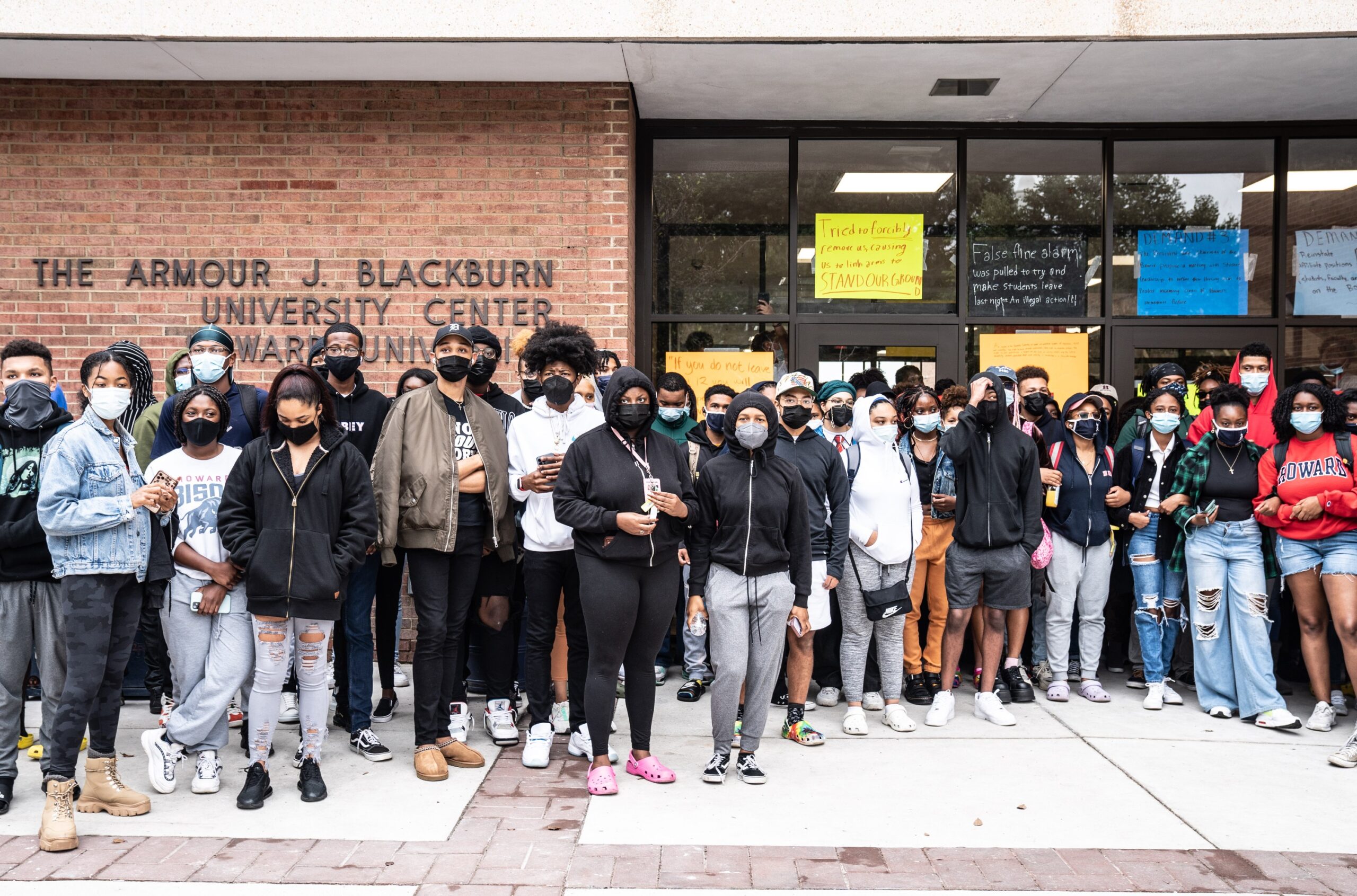 Howard University Students Stage Sit In On Campus DCist