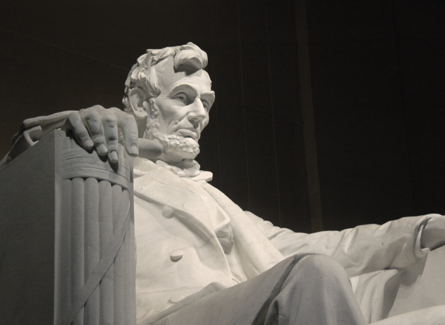 Lincoln Memorial Statue Face