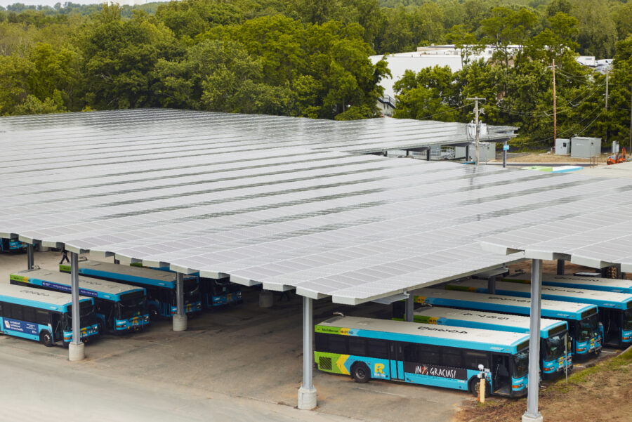 Montgomery County Launches Solar Microgrid To Power Electric Buses, A ...