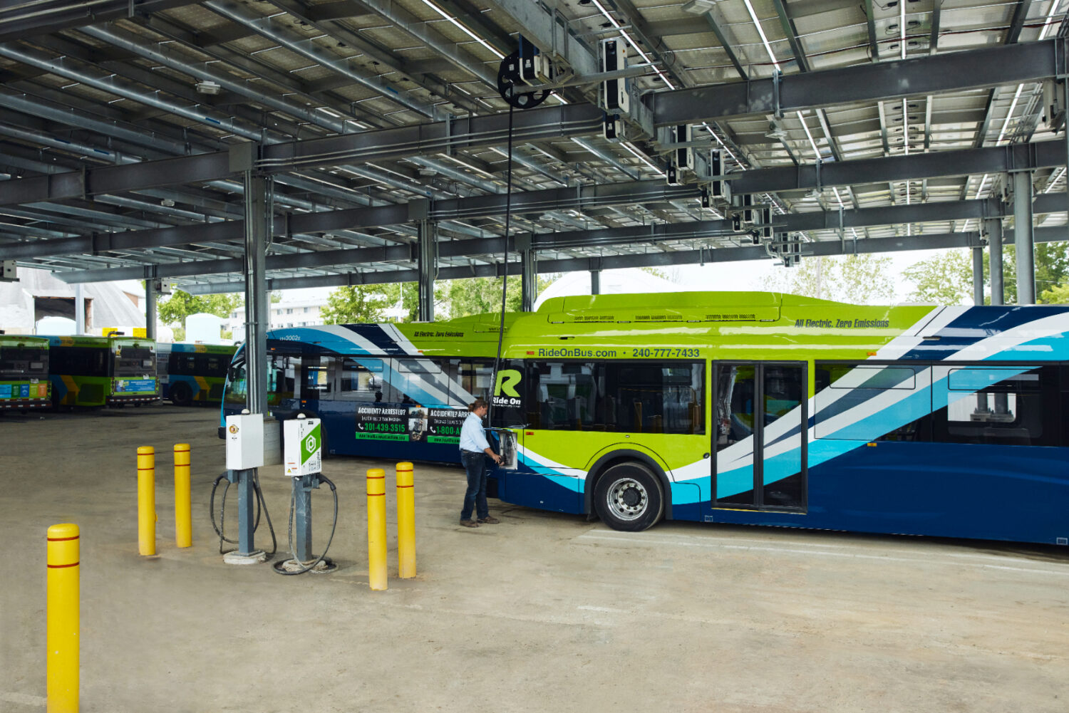 Montgomery County Launches Solar Microgrid To Power Electric Buses, A ...