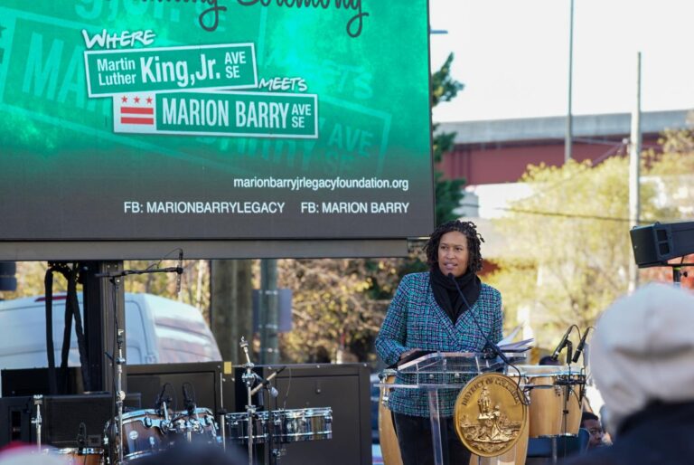 Photos: DC Unveils Newly Named Marion Barry Avenue SE | DCist